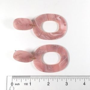 Jewelry | Resin Oval Tortoise Shell Dangle Earrings | Poshmark